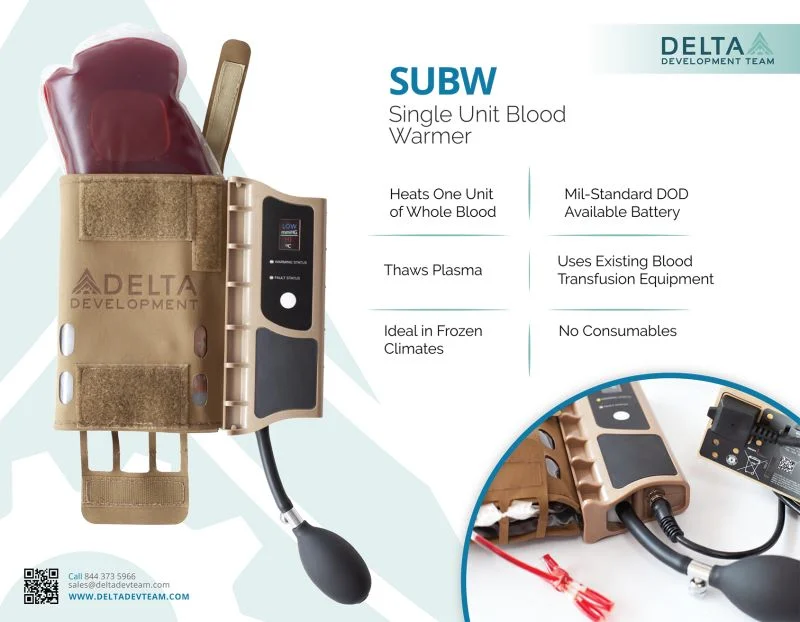 Single-Unit Blood Warmer - Delta Development Team, Inc